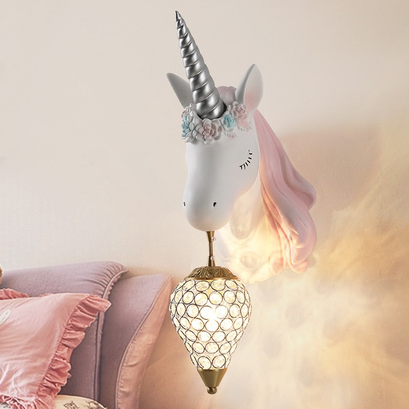 BowLift | Magical Unicorn Wall Lamp for Children – Playful & Warm Light ...