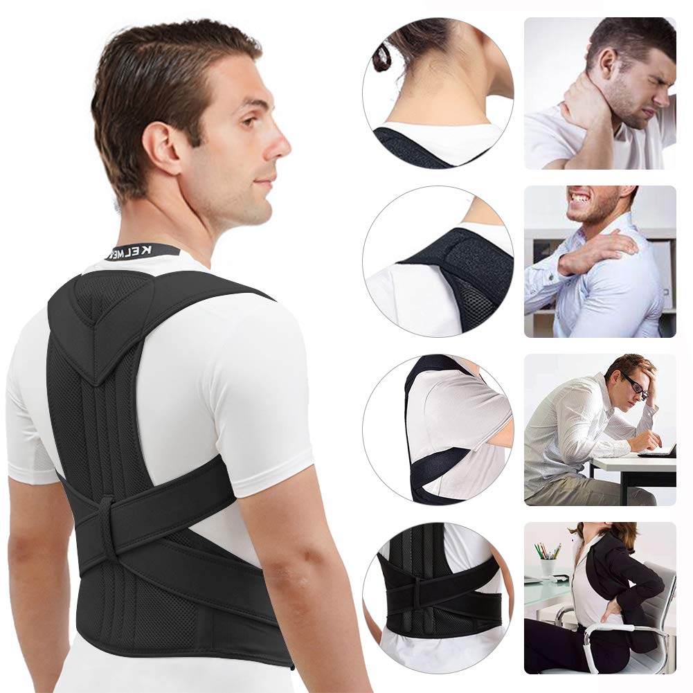Ergonomic Back Posture Exercise Device with Adjustment – Support ...