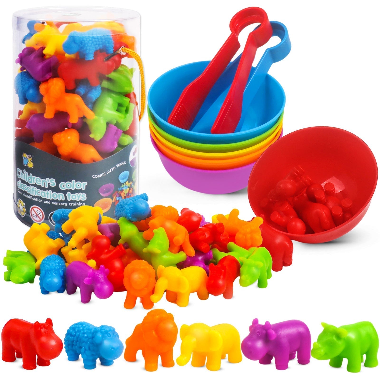 SortiPlay | Educational Sorting Set - Learning Colors and Animals – Halri