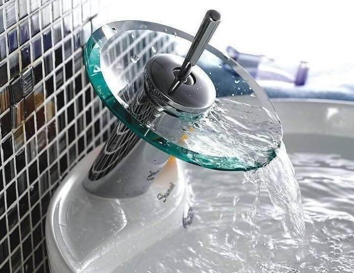 BowLift | Glass Circle WaterFall Tap Faucet – Halri